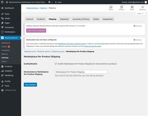 Marketplace Per Product Shipping Plugin For Woocommerce By Webkul Codecanyon
