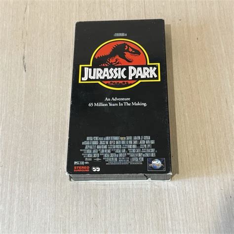 Jurassic Park A Steven Spielberg Film Vhs Tape 1993 Preowned Good