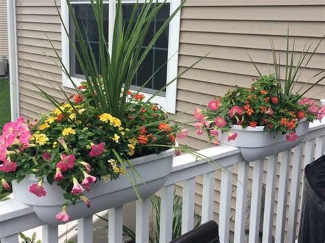 Deck Railing Hanging Planter Basket Rods At Celia Powell Blog