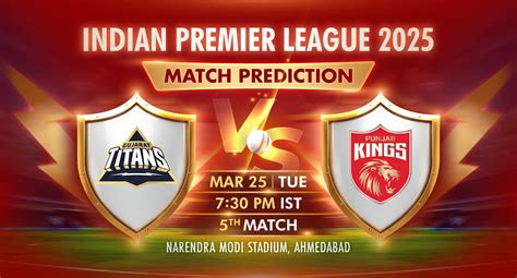 Gt Vs Pbks Today Match Predictions Ipl 2025