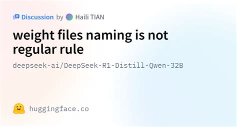 Deepseek Aideepseek R1 Distill Qwen 32b · Weight Files Naming Is Not Regular Rule