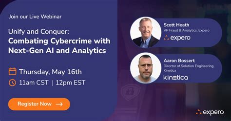 Expero On Linkedin Webinar Cybercrime Cybersecurity Ai Analytics Prevention Cybercrime…