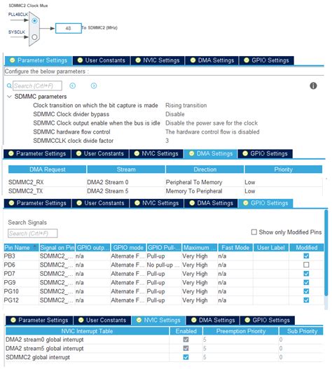 Solved Sdio On Stm32f769i Discovery Stmicroelectronics Community