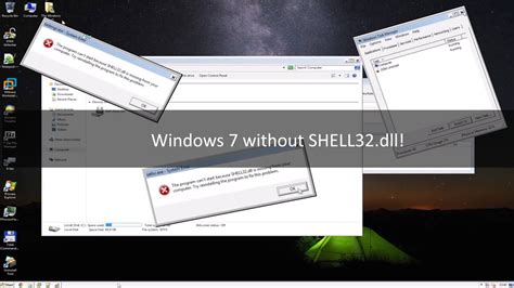 windows 7 without shell32 dll youtube
