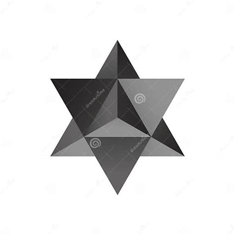 Vector Stellated Octahedron Also Called Stella Octangula And Polyhedra Hexagon Geometric