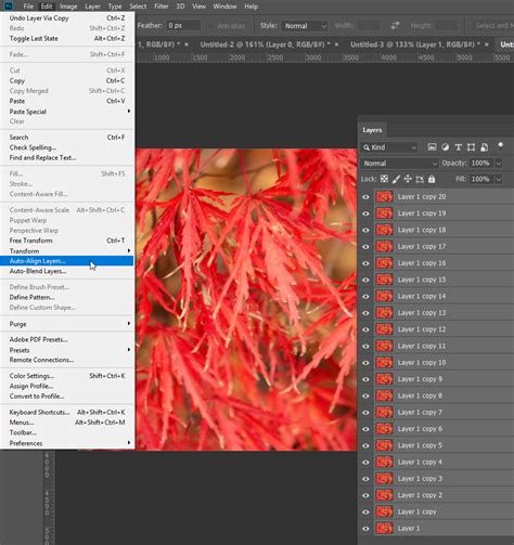 Solved Auto Align Layers Greyed Out Adobe Community