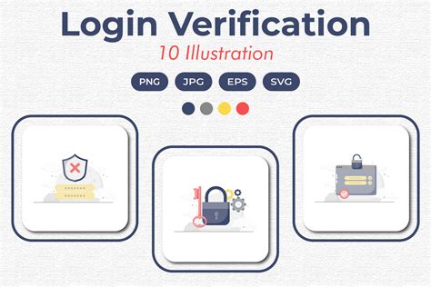 Login Verification Illustration Pack 10 Free Download User Interface Illustrations Iconscout