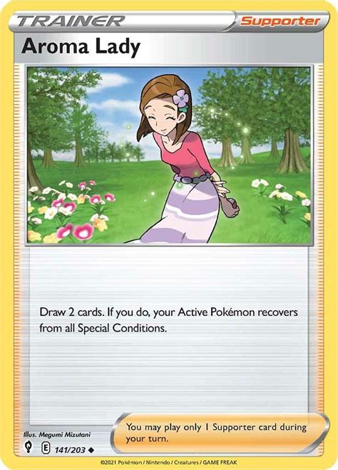 Aroma Lady 141 Prices Pokemon Evolving Skies Pokemon Cards