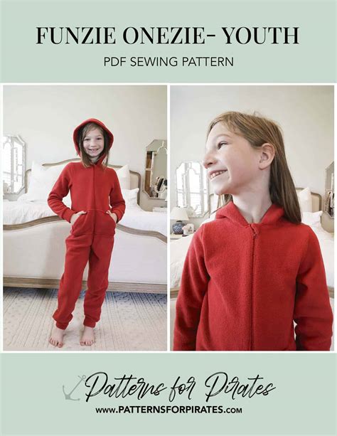 Funzie Onezie Youth Patterns For Pirates