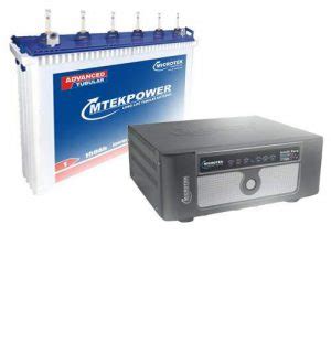 Microtek Va Inverter Ah Tall Tubular Battery Combo Price