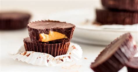 Vegan Chocolate Peanut Butter Cups Running On Real Food