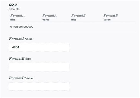 solved consider the following two 16 bit floating point