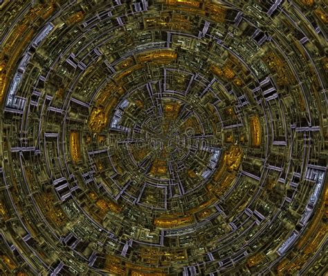 High Tech Map Of The World Stock Vector Illustration Of Continents