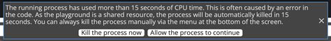 Rust Playground Stuck Without Timeout Internals Rust Internals