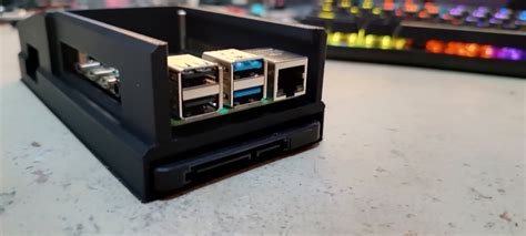 Raspberry Pi 4 Android Radioheadunit Case With Slot For Hdmi To Rca