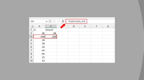 How To Replace Negative Values With Positive Values In Excel Design Talk