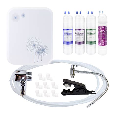 Fst Wp4hrw 고급형 Ro 4단 싱크탑 정수기필터 화이트diy세트 싱크탑diy셀프정수기필터4단정수기필터자가설치