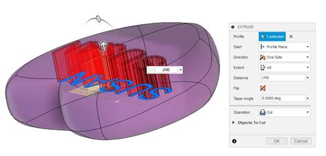 Extrude Text To A Compound Surface Autodesk Community