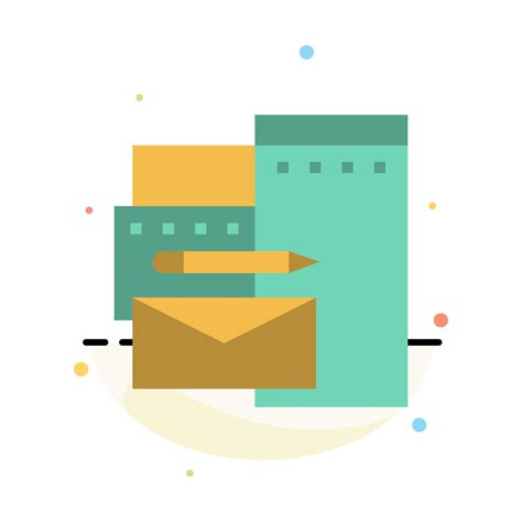 Advertising Branding Identity Corporate Abstract Flat Color Icon Template 18024517 Vector Art At