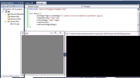 C How Can I Resolve Showing Empty Image In Opencv Stack Overflow
