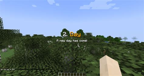 Day Counter Minecraft Data Pack