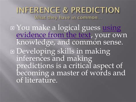 Ppt Inference Vs Prediction Powerpoint Presentation Free Download Id 2724393