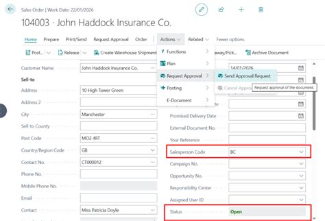 Automating Approvals With BC Workflows