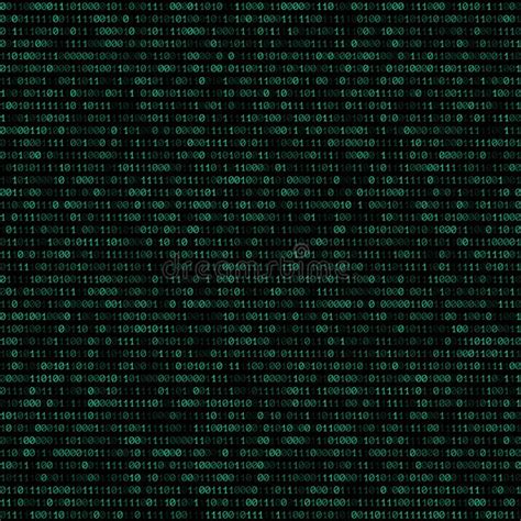 Binary Code Abstract Seamless Pattern Stock Vector Illustration Of