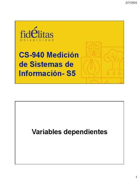 Variables Pdf Science Ciencia Y Tecnología