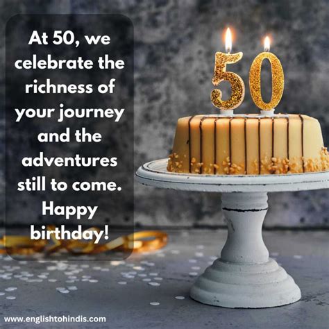 Heartfelt Happy 50th Birthday Wishes To Celebrate A Golden Milestone