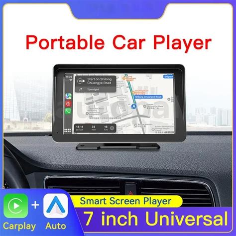 Inch Portable Car MP Player Smart Stereo Radio Wireless Carplay Monitor Android Auto Touch