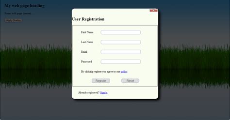 Cs Hot Topics Pop Up Form Design Using Html Javascript Css