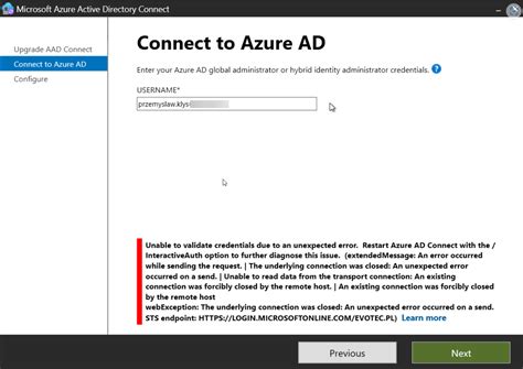 Upgrade Azure Active Directory Connect Fails With Unexpected Error Evotec