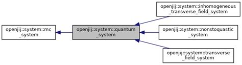 Openjij Openjij System Quantum System Struct Reference