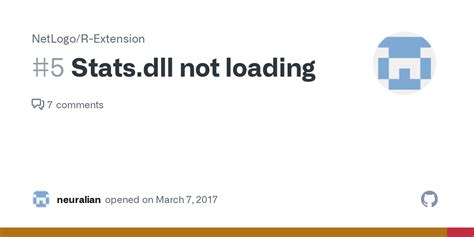 Statsdll Not Loading · Issue 5 · Netlogor Extension · Github