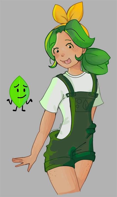 Leafy Bfb Human Art By Me In 2025 Character Design Witty Character