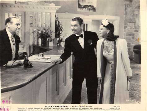 Ginger Rogers Lucky Partners With Ronald Coleman 1940 Ginger Rogers