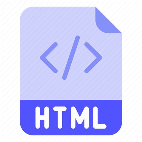 Digital Extension File Format Html Icon Download On Iconfinder
