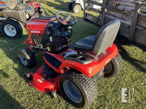 Craftsman T130 Lawn Tractor 12 4hrs 24hp Kohler E Upcoming Auctions In
