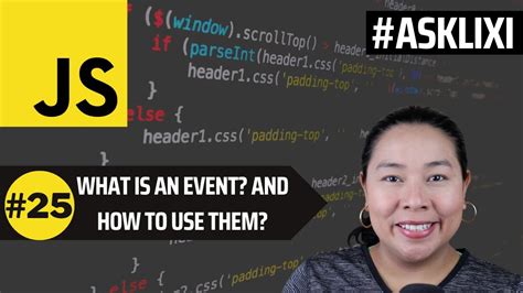 Chapter 25 Javascript Tutorial What Is An Event In Javascript How