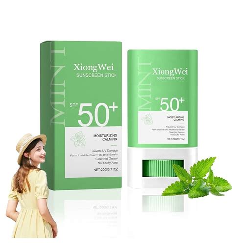 선스크린 스틱 Spf 50 선 프로텍션 크림 기름지지 않는 여행용 사이즈 미네랄 페이셜 선스크린 스틱 티몬