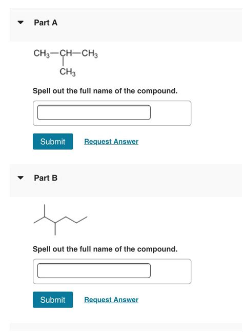 Solved Part A Ch3 Ch Ch3 н сну Ch3 Spell Out The Full Name