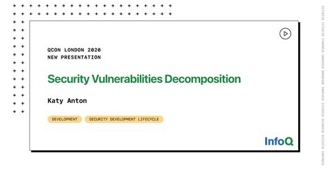 Security Vulnerabilities Decomposition Infoq