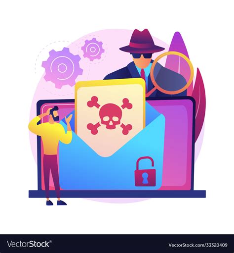 Malware Abstract Concept Royalty Free Vector Image