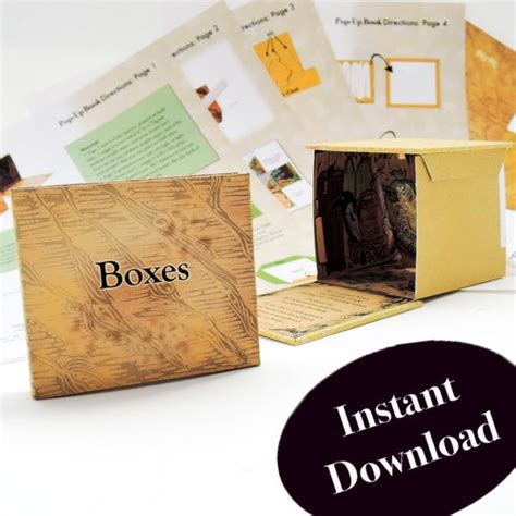 How To Make A Pop Up Book And Case Pop Up Tutorial Etsy