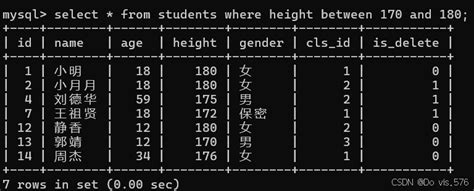 Mysql数据库增删改排查insert Into Values 多行 Csdn博客