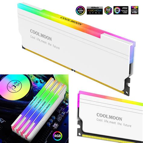 5v 3 КОНТАКТНЫЙ радиатор Argb Ram Радиатор памяти Ddr4 Ddr3 для