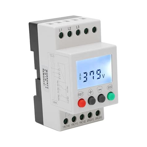 Voltage Phase Sequence Protector Ac208 480v Three Phase Voltage Monitor