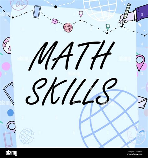 Handwriting Text Math Skills Business Concept Starting To Learn How To Count Numbers Add Divide