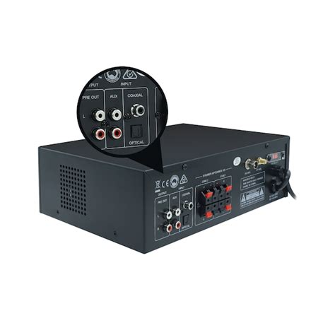 Buy 160w Dual Zone Professional Bluetooth Amplifier With Optical Input 182c Mydeal Australia